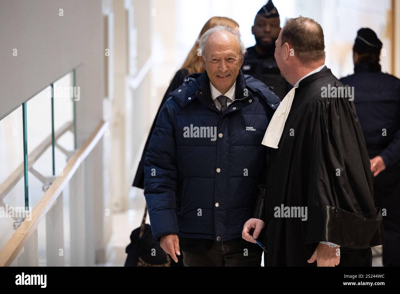 Paris, France. 06th Jan, 2025. Thierry Gaubert and his lawyer Francois ...