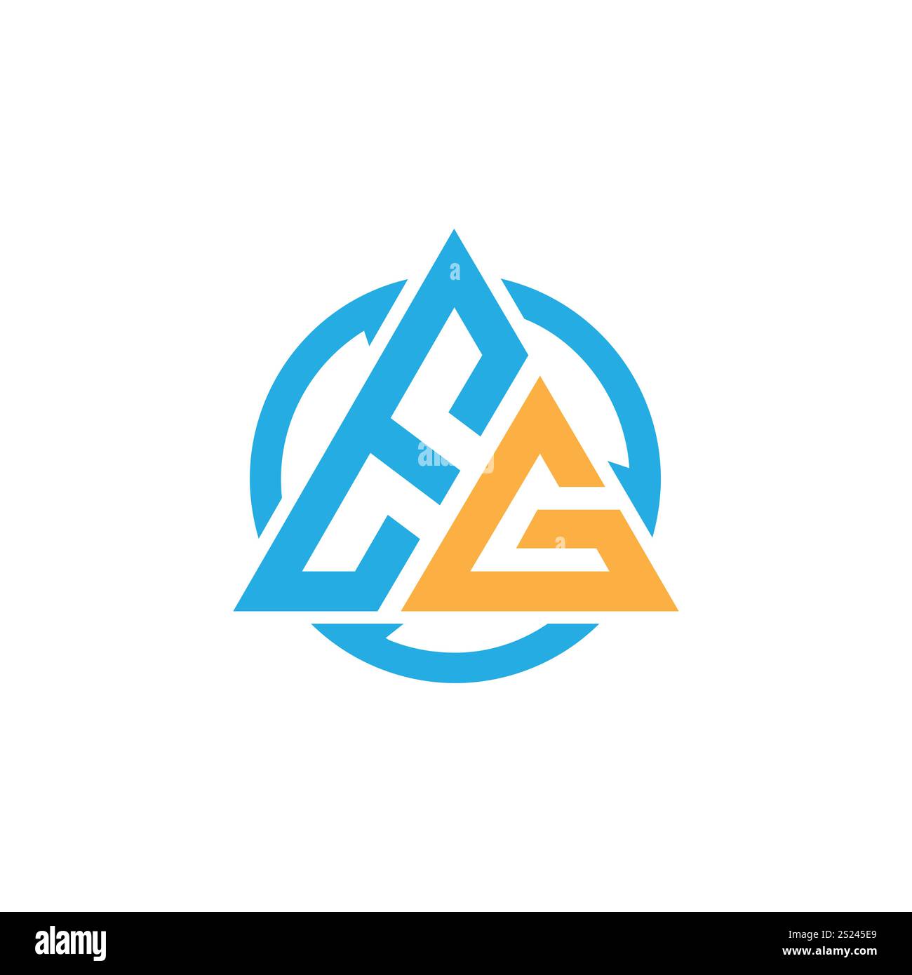 EG monogram logo, initial eg letter logo vector, initial ge letter logo ...