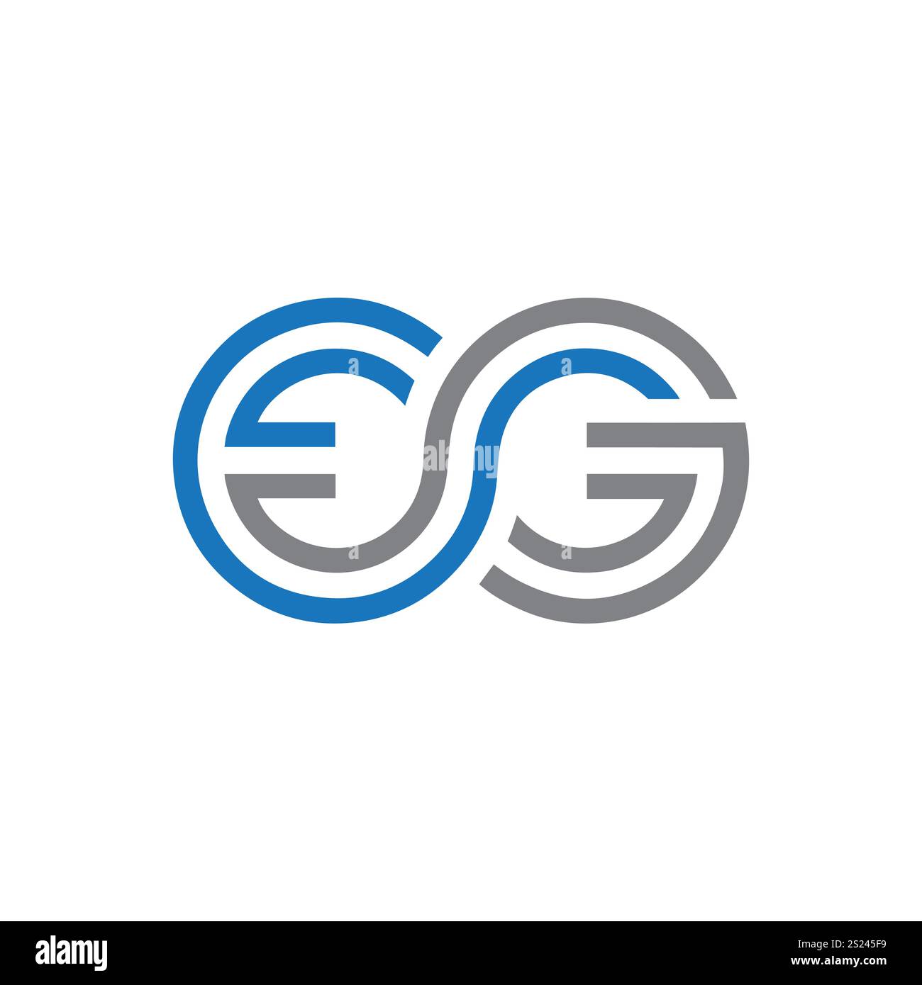 EG monogram logo, initial eg letter logo vector, initial ge letter logo ...