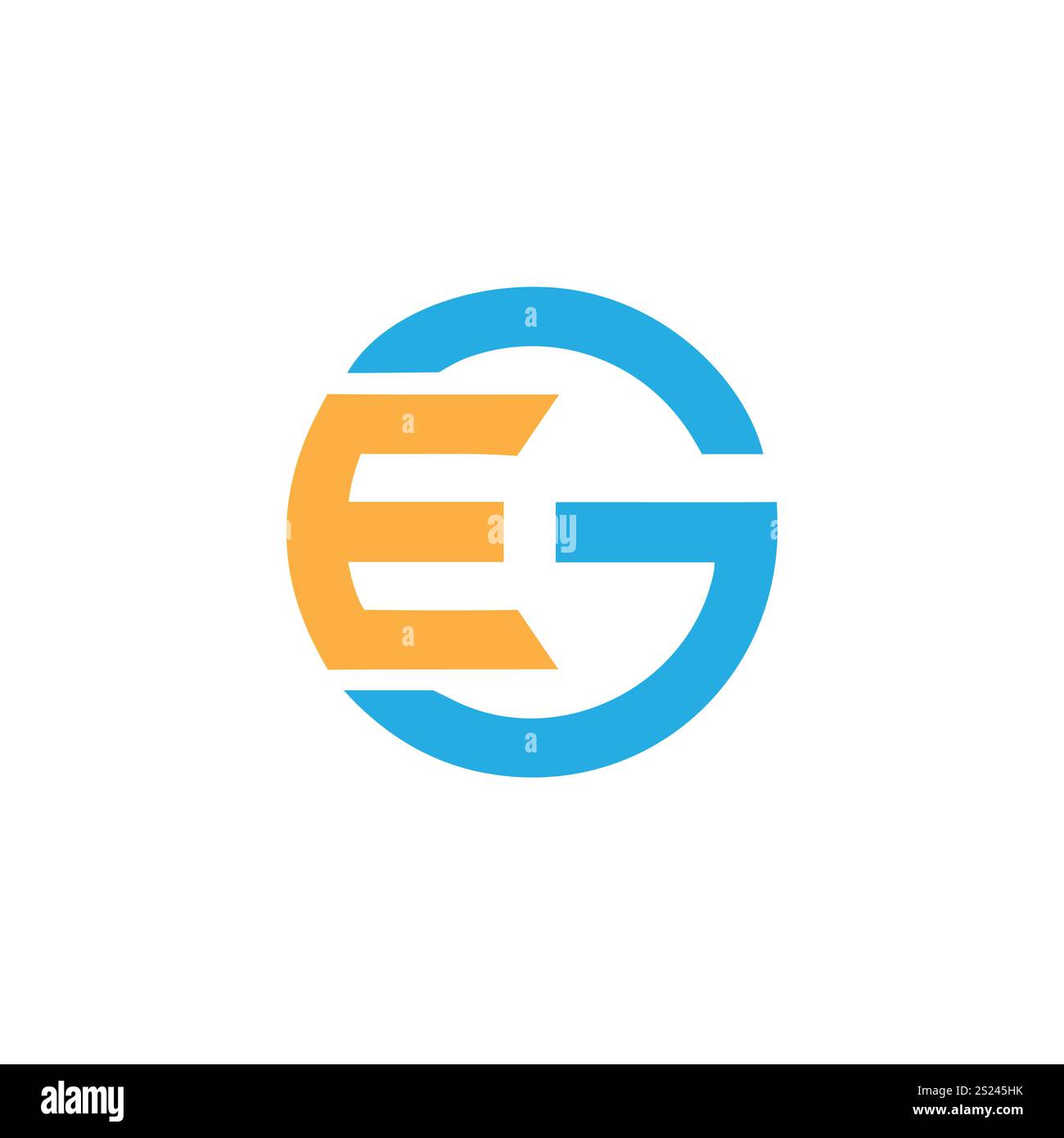 EG monogram logo, initial eg letter logo vector, initial ge letter logo ...