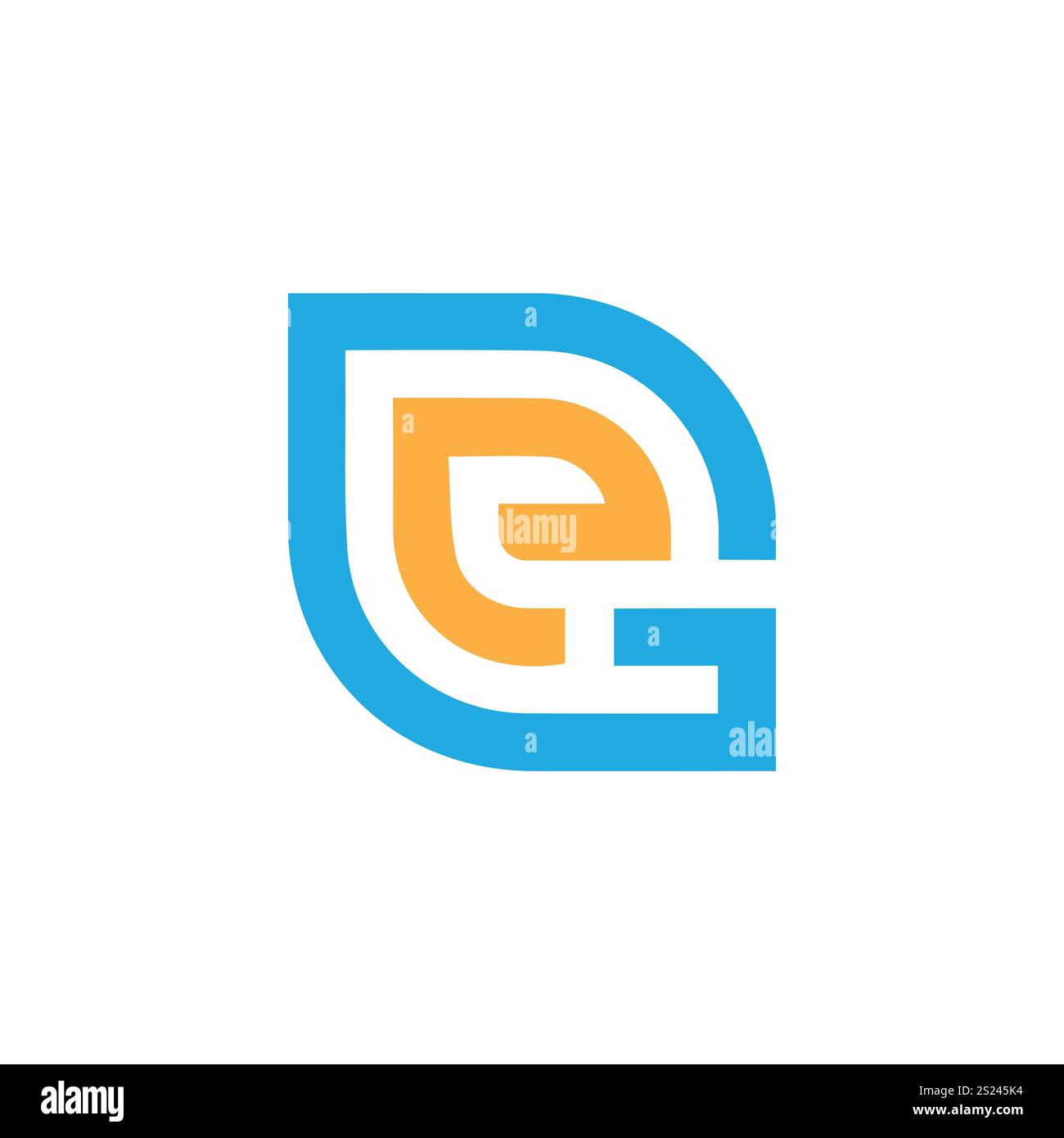 EG monogram logo, initial eg letter logo vector, initial ge letter logo ...