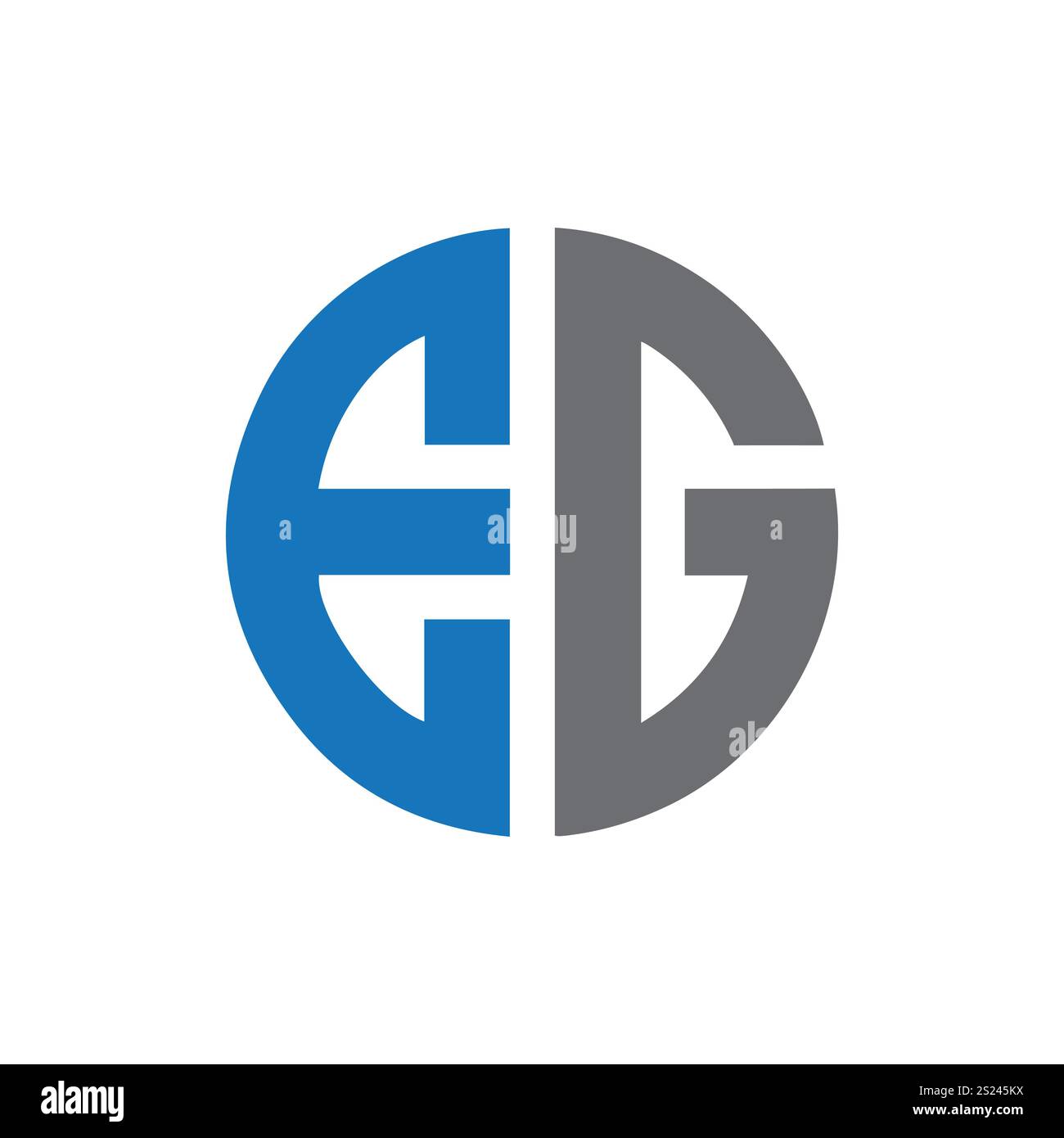 EG monogram logo, initial eg letter logo vector, initial ge letter logo ...