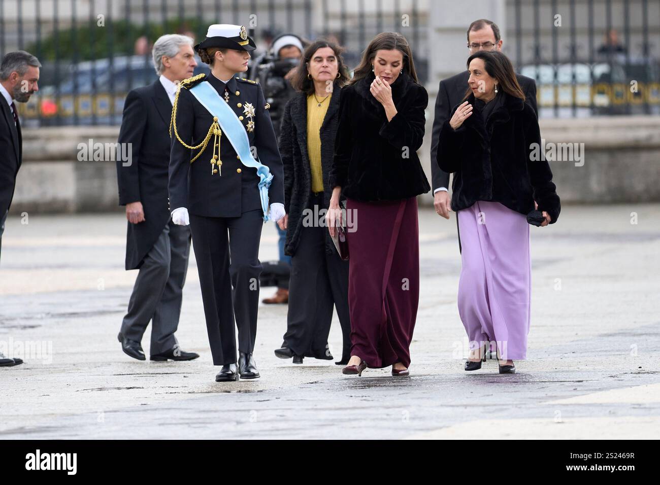 Madrid. Spain. 20250106, Queen Letizia of Spain, Crown Princess Leonor ...