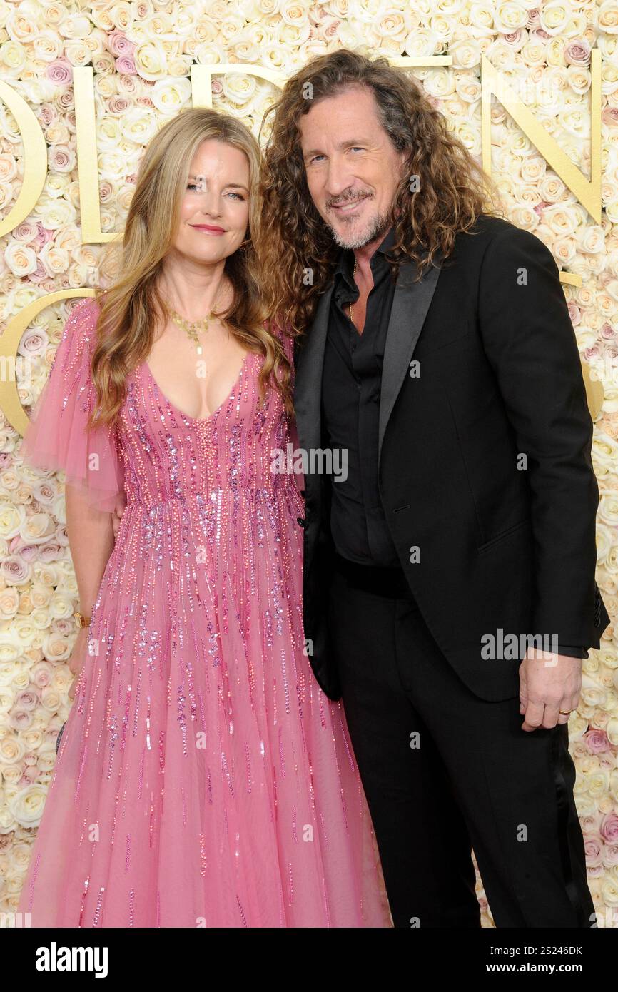 Trilby Glover und Ian Brennan bei der Verleihung der 82. Golden Globe ...