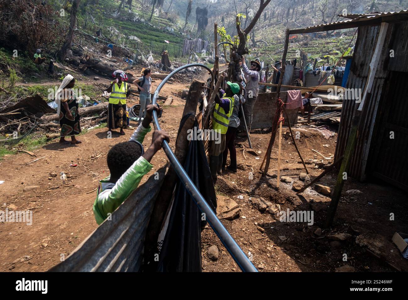 Michael Bunel/Le Pictorium - MAYOTTE, cyclone Chido - 25/12/2024 ...