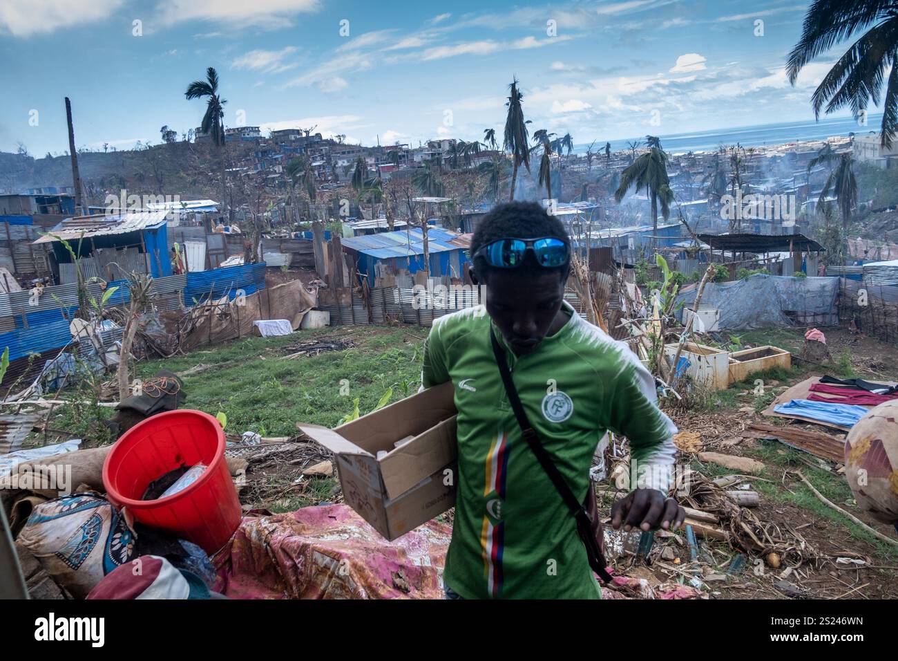 Michael Bunel/Le Pictorium - MAYOTTE, cyclone Chido - 25/12/2024 ...