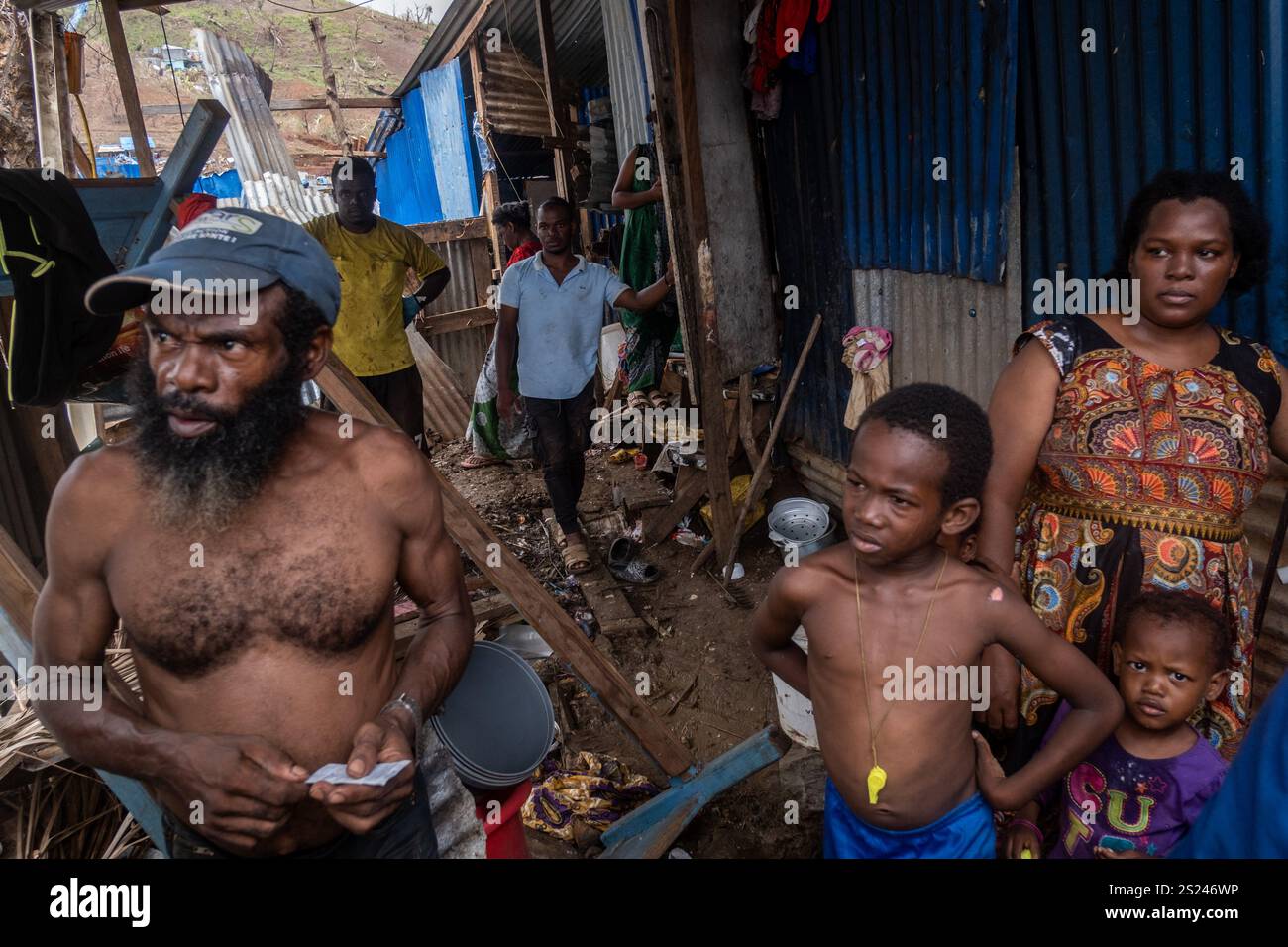Michael Bunel/Le Pictorium - MAYOTTE, cyclone Chido - 22/12/2024 ...