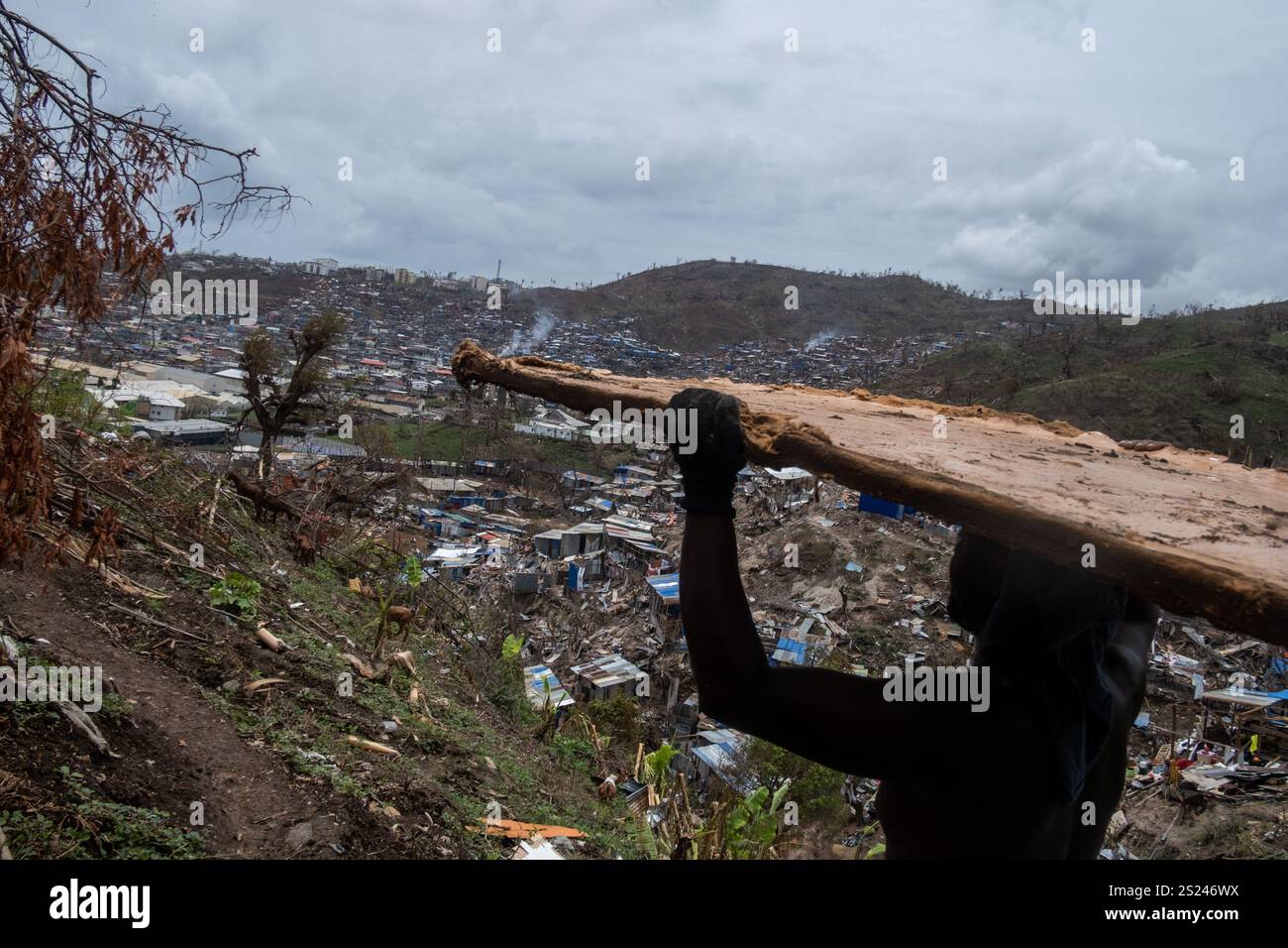 Michael Bunel/Le Pictorium - MAYOTTE, cyclone Chido - 22/12/2024 ...