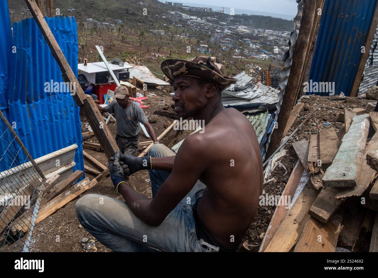 Michael Bunel/Le Pictorium - MAYOTTE, cyclone Chido - 22/12/2024 ...