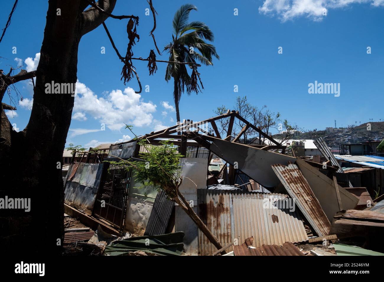 Michael Bunel / Le Pictorium - MAYOTTE, cyclone Chido - 01/01/2025 ...