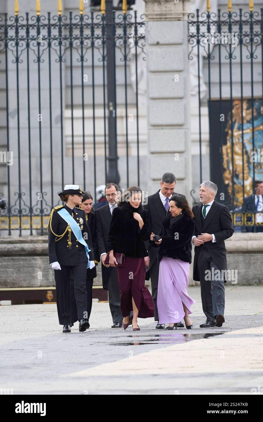 Madrid, Spain. 06th Jan, 2025. Queen Letizia of Spain, Crown Princess ...