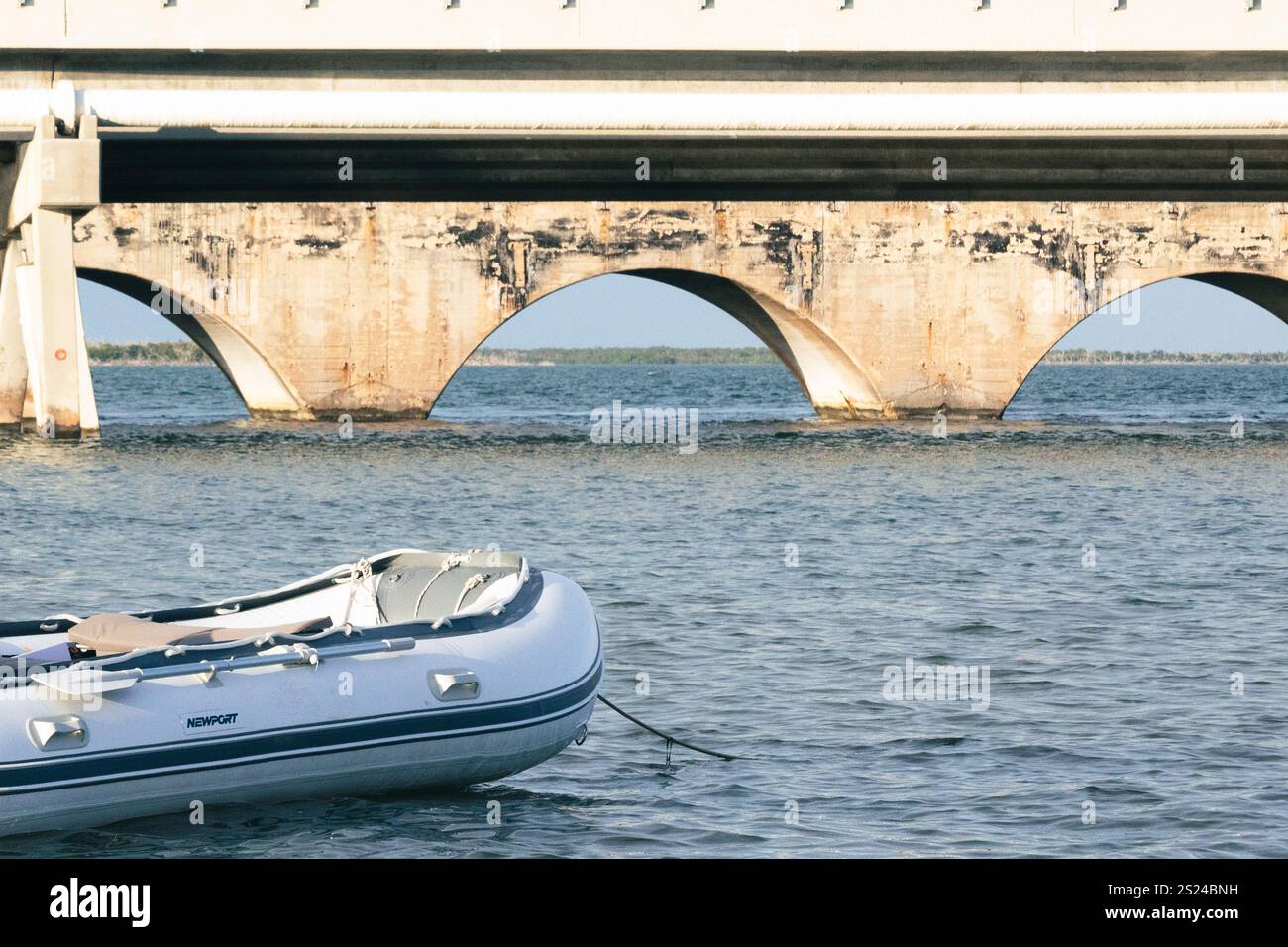 Bridge and Raft Stock Photo - Alamy