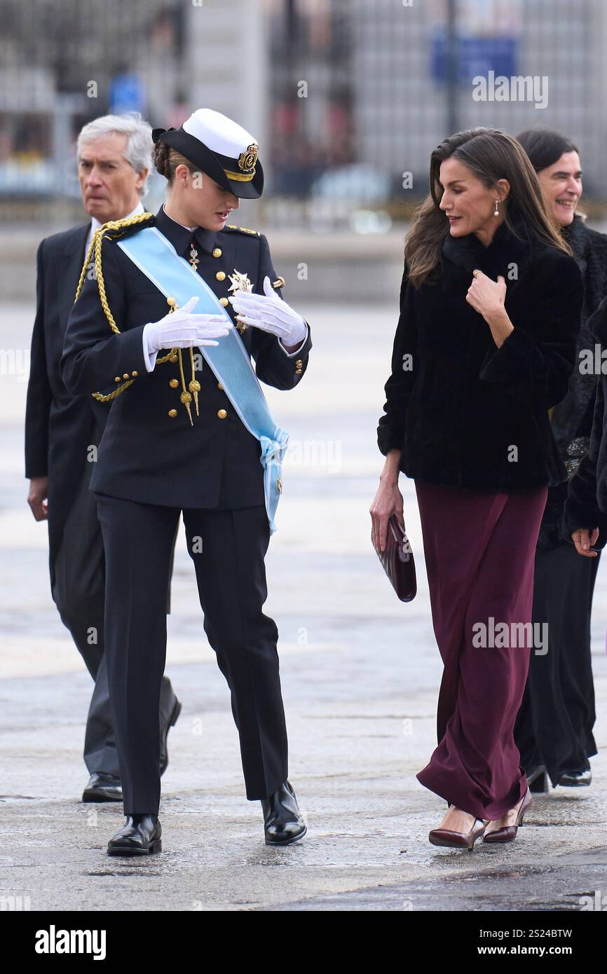 Madrid, Spain. 06th Jan, 2025. Queen Letizia of Spain, Crown Princess ...