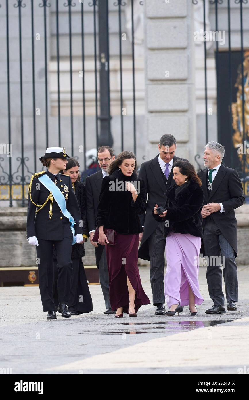 Queen Letizia of Spain, Crown Princess Leonor, Margarita Robles attends ...