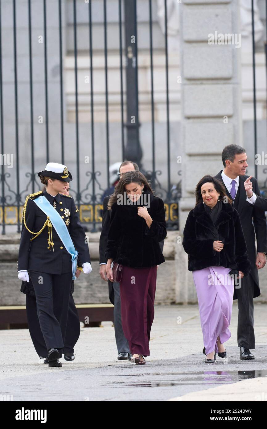 Queen Letizia of Spain, Crown Princess Leonor, Margarita Robles attends ...