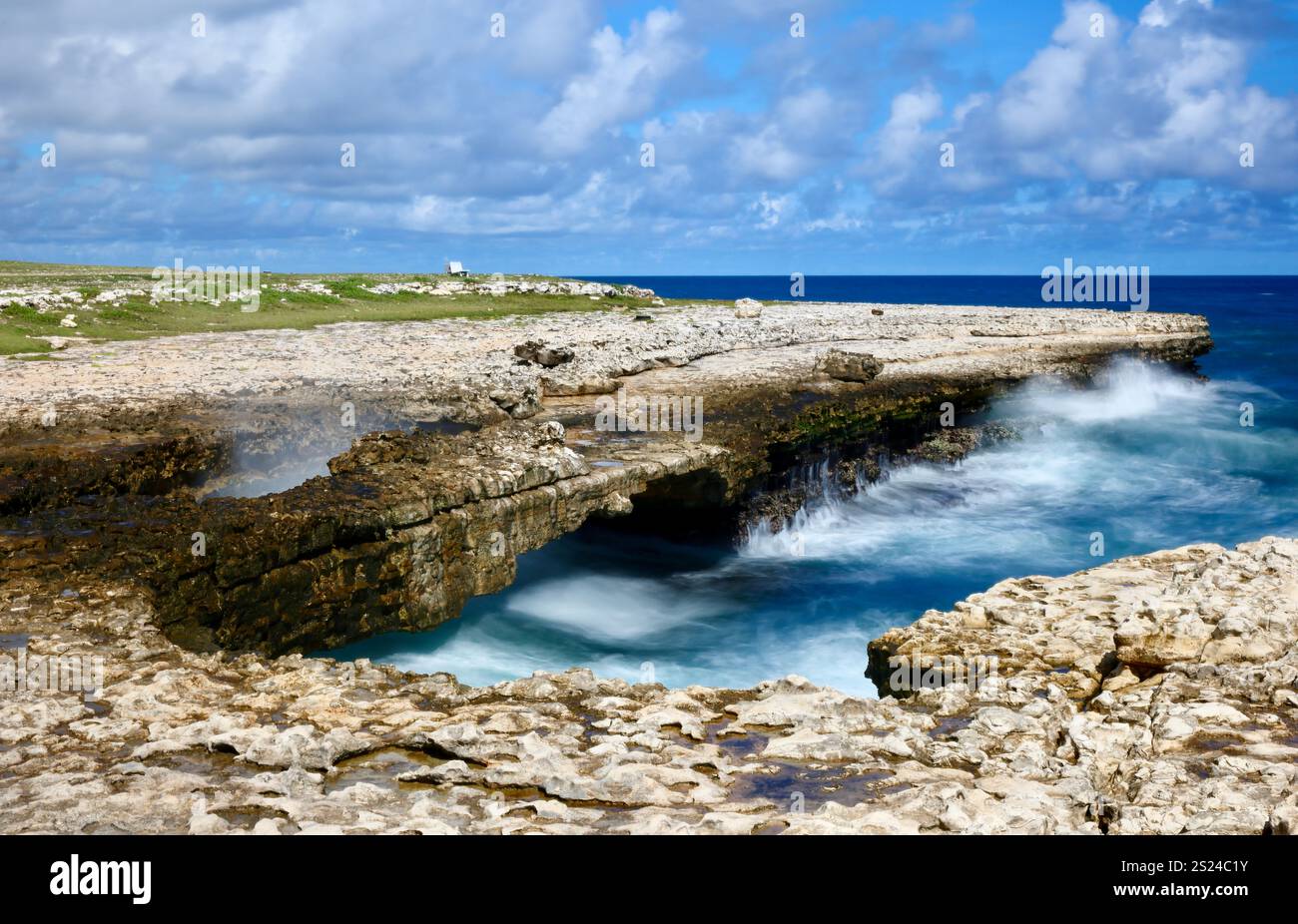 Devil's Bridge, Antigua Stock Photo - Alamy