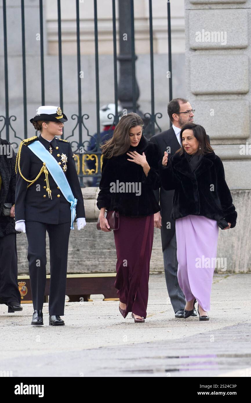 Madrid, Spain. 06th Jan, 2025. Queen Letizia of Spain, Crown Princess ...