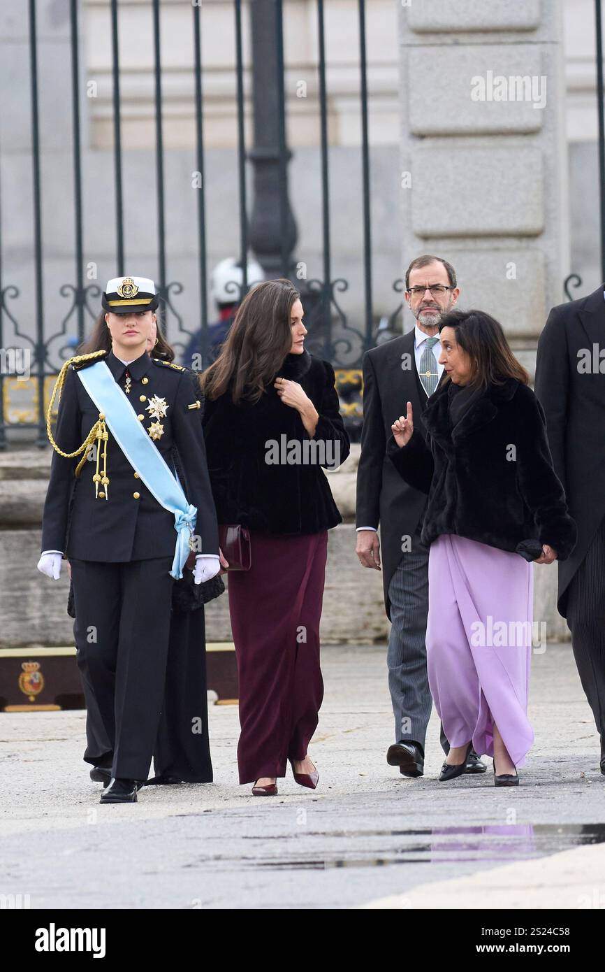 Madrid, Spain. 06th Jan, 2025. Queen Letizia of Spain, Crown Princess ...