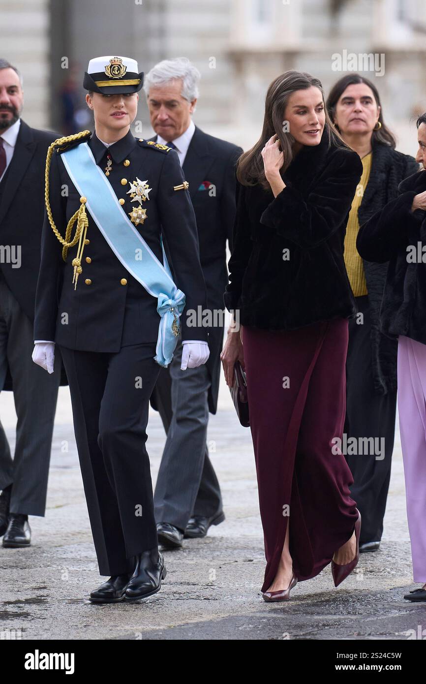 Madrid, Spain. 06th Jan, 2025. Queen Letizia of Spain, Crown Princess ...