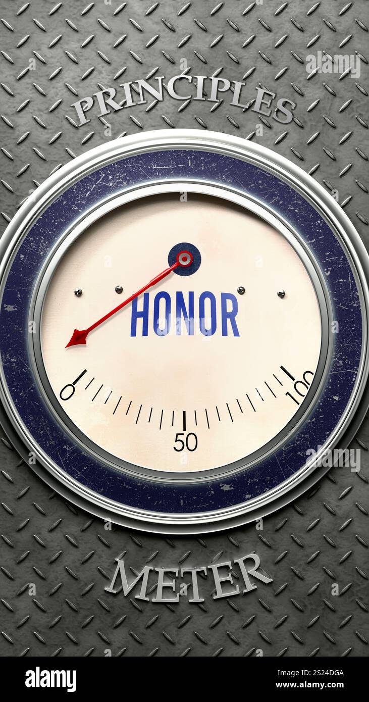 Honor and principles that is hitting a full scale hi-res stock ...