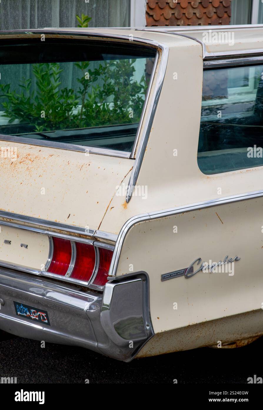 1965 Chrysler Newport station wagon, classic American estate car Stock ...