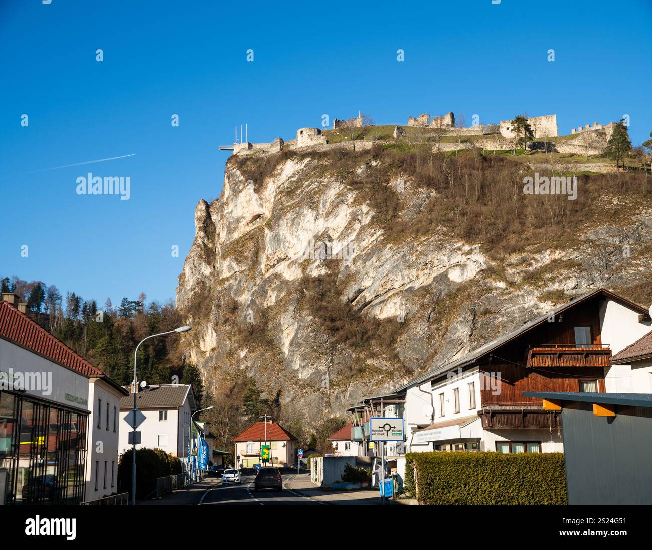 Alps, Austria, Austrian, Europe, Griffen, Griffen Castle, Grivena ...