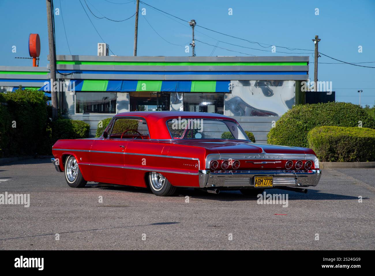 1964 Chevrolet Impala Low Rider custom car Stock Photo - Alamy