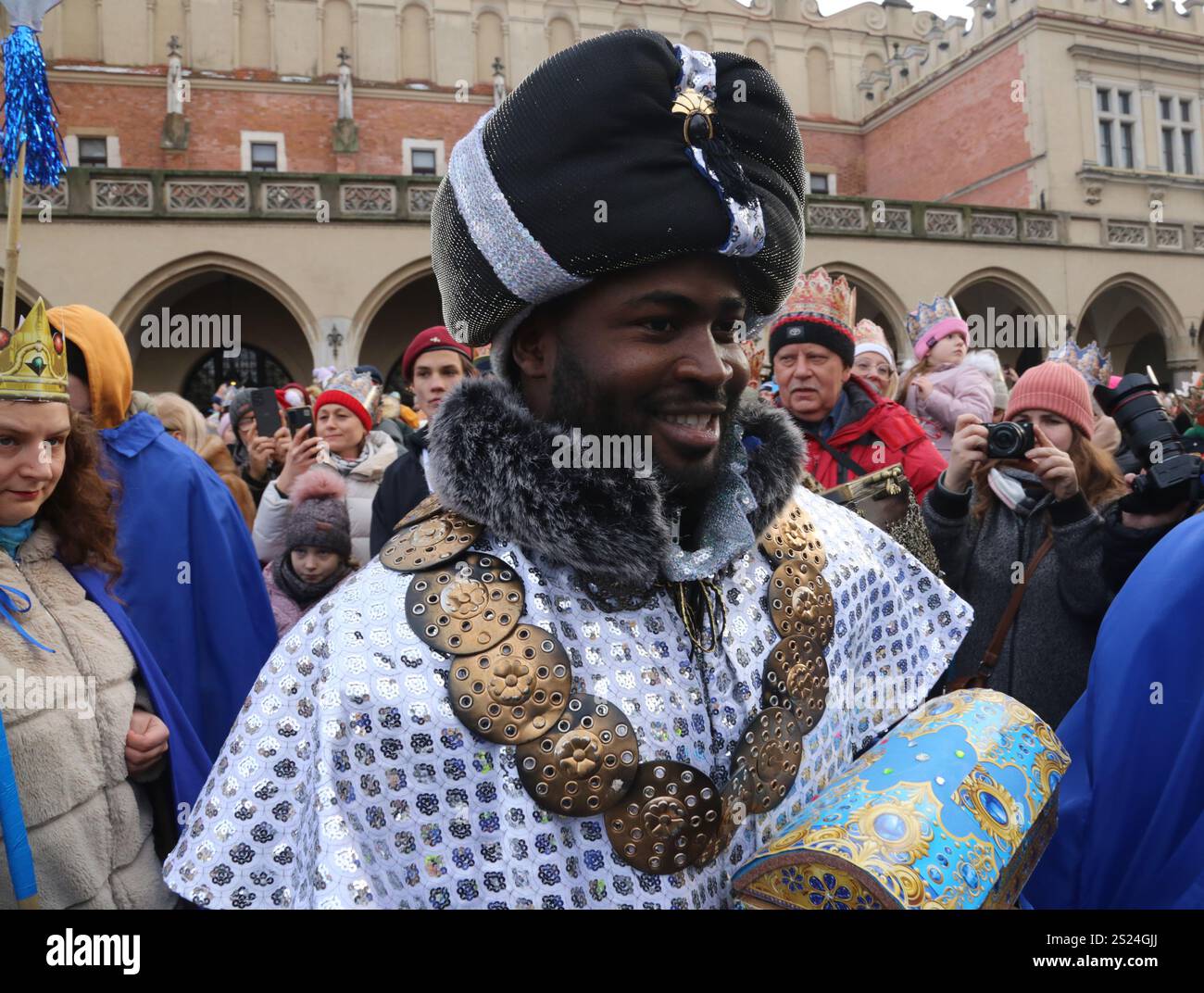 Cracow. Krakow. Poland. The Procession of the Magi - the catholic Feast ...