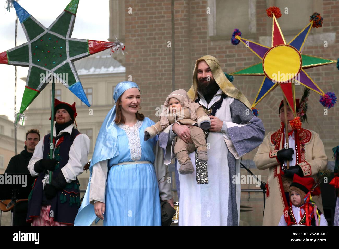 Cracow. Krakow. Poland. The Procession of the Magi - the catholic Feast ...