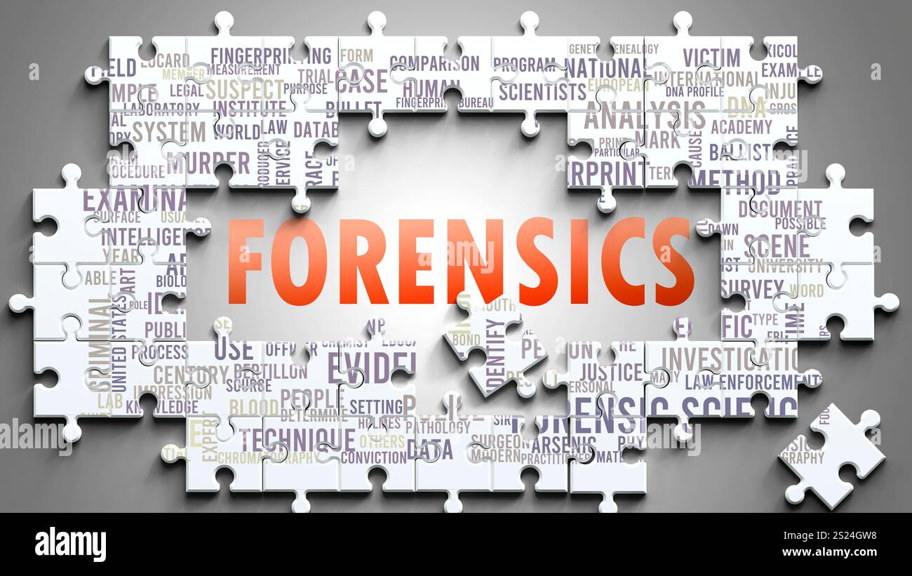 Forensics being a complex subject, related to other important topics ...