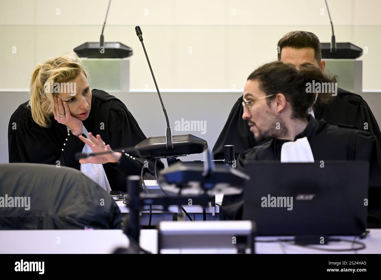Lawyers Stéphane Jans, Anthony Rezzo, Aurelie-Anne De Vos, Sokol ...