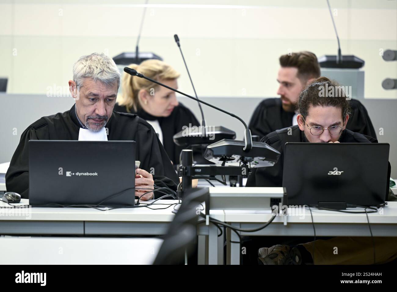 Lawyers Stéphane Jans, Anthony Rezzo, Aurelie-Anne De Vos, Sokol ...