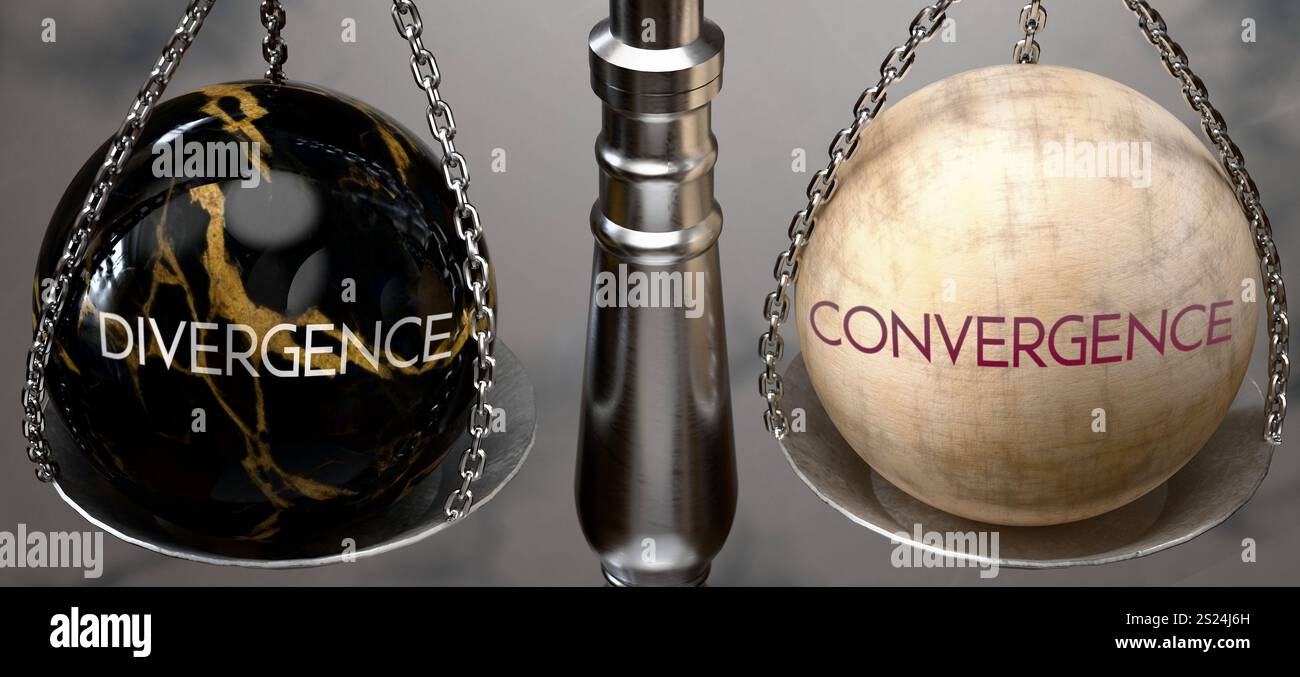 Divergence or Convergence - weighing two choices, available options ...