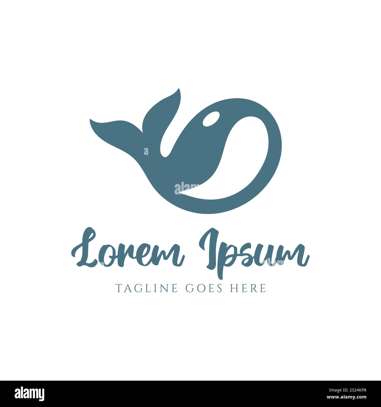 Simple Minimalist Orca Whale Shape Coffee Bean For Ocean Beach Cafe ...