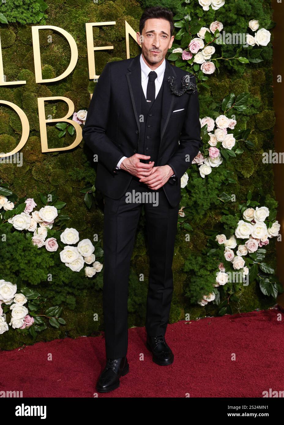 BEVERLY HILLS, LOS ANGELES, CALIFORNIA, USA - JANUARY 05: Adrien Brody ...