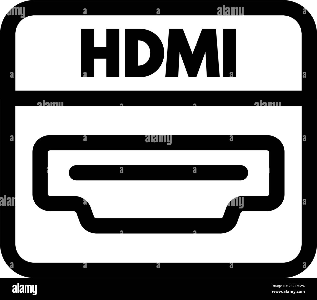 Hdmi socket - marking icon Stock Vector Image & Art - Alamy