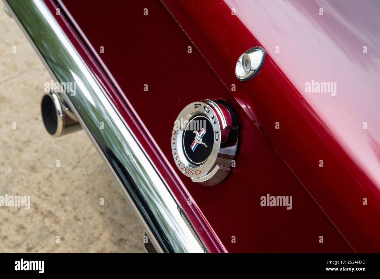 Modified Mk1 Ford Mustang, 1960s American classic muscle car Stock ...