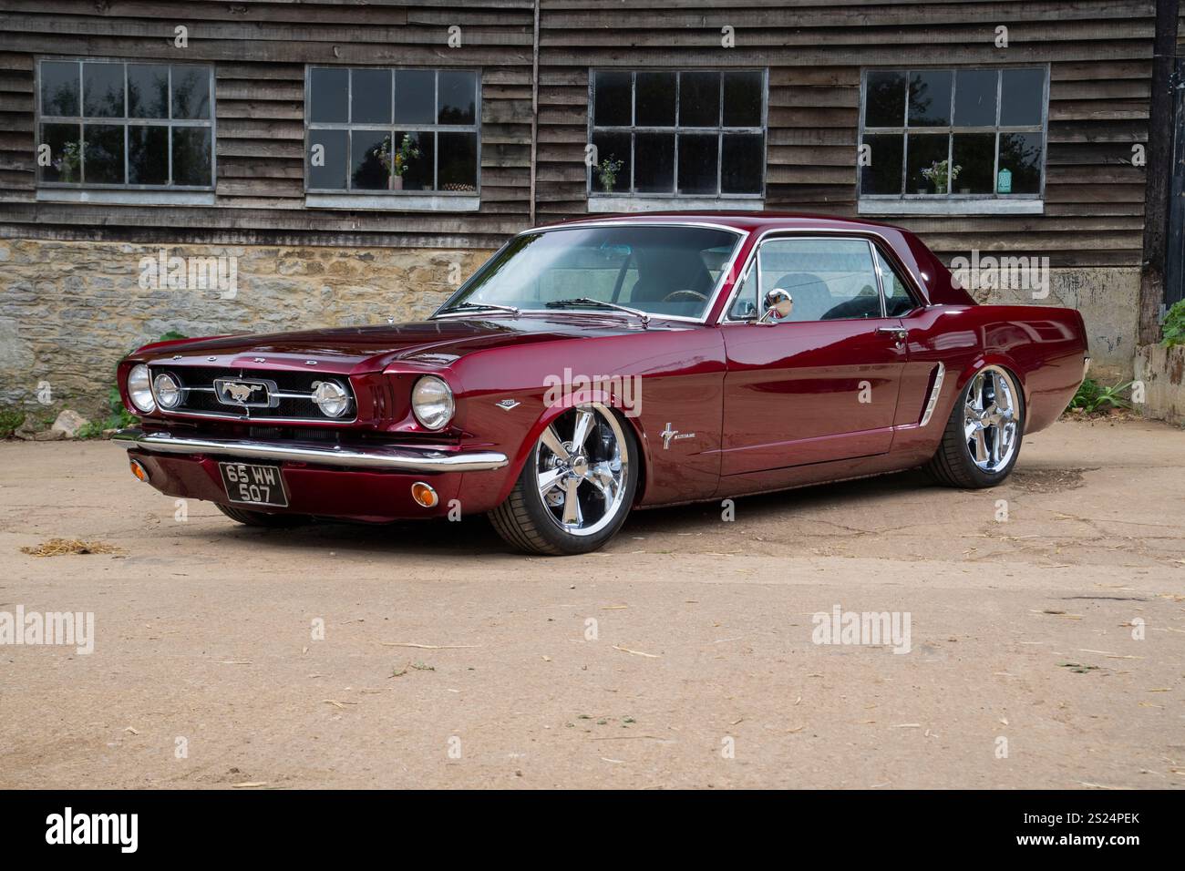 Modified Mk1 Ford Mustang, 1960s American classic muscle car Stock ...