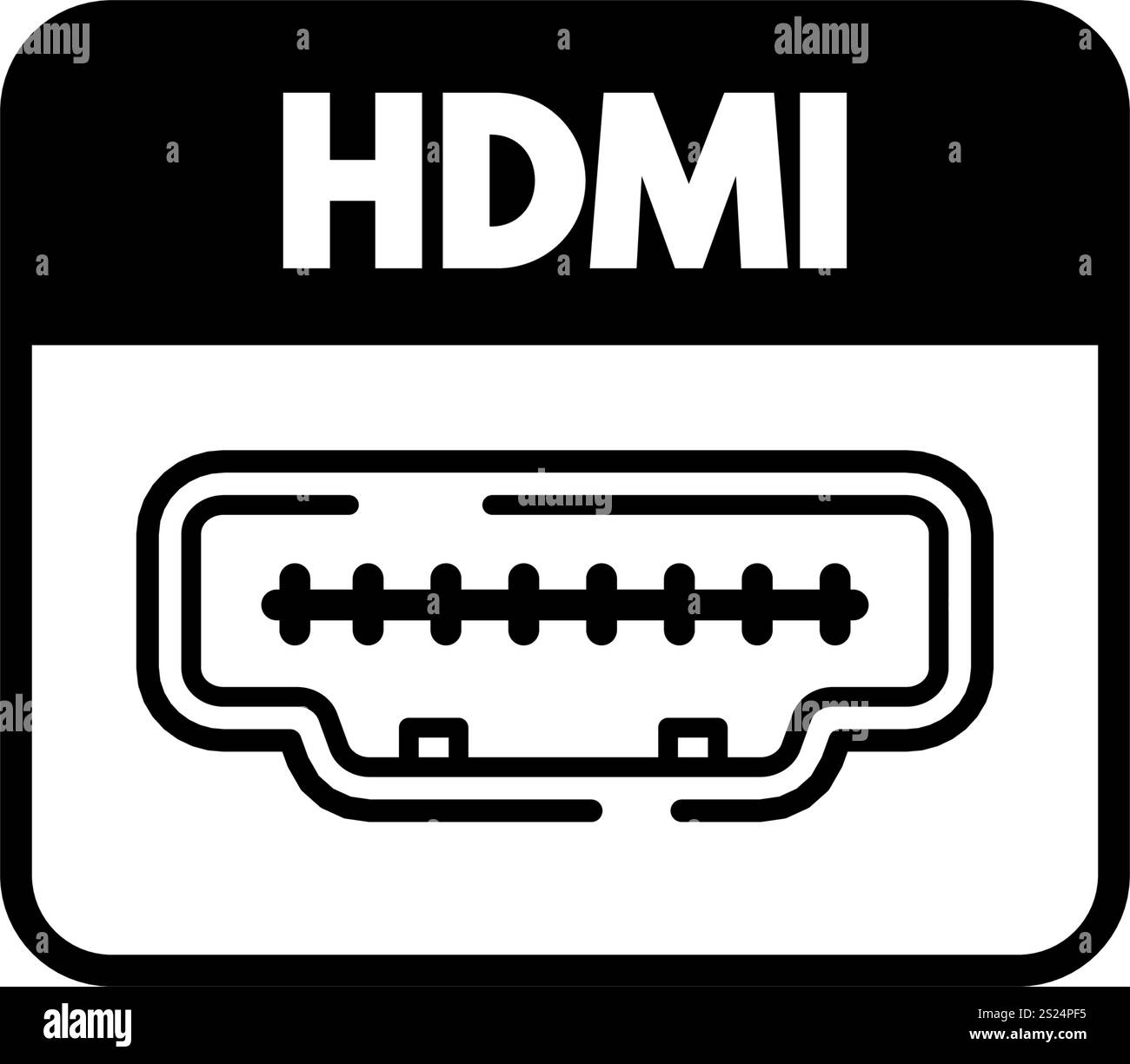 Hdmi socket - marking icon Stock Vector Image & Art - Alamy