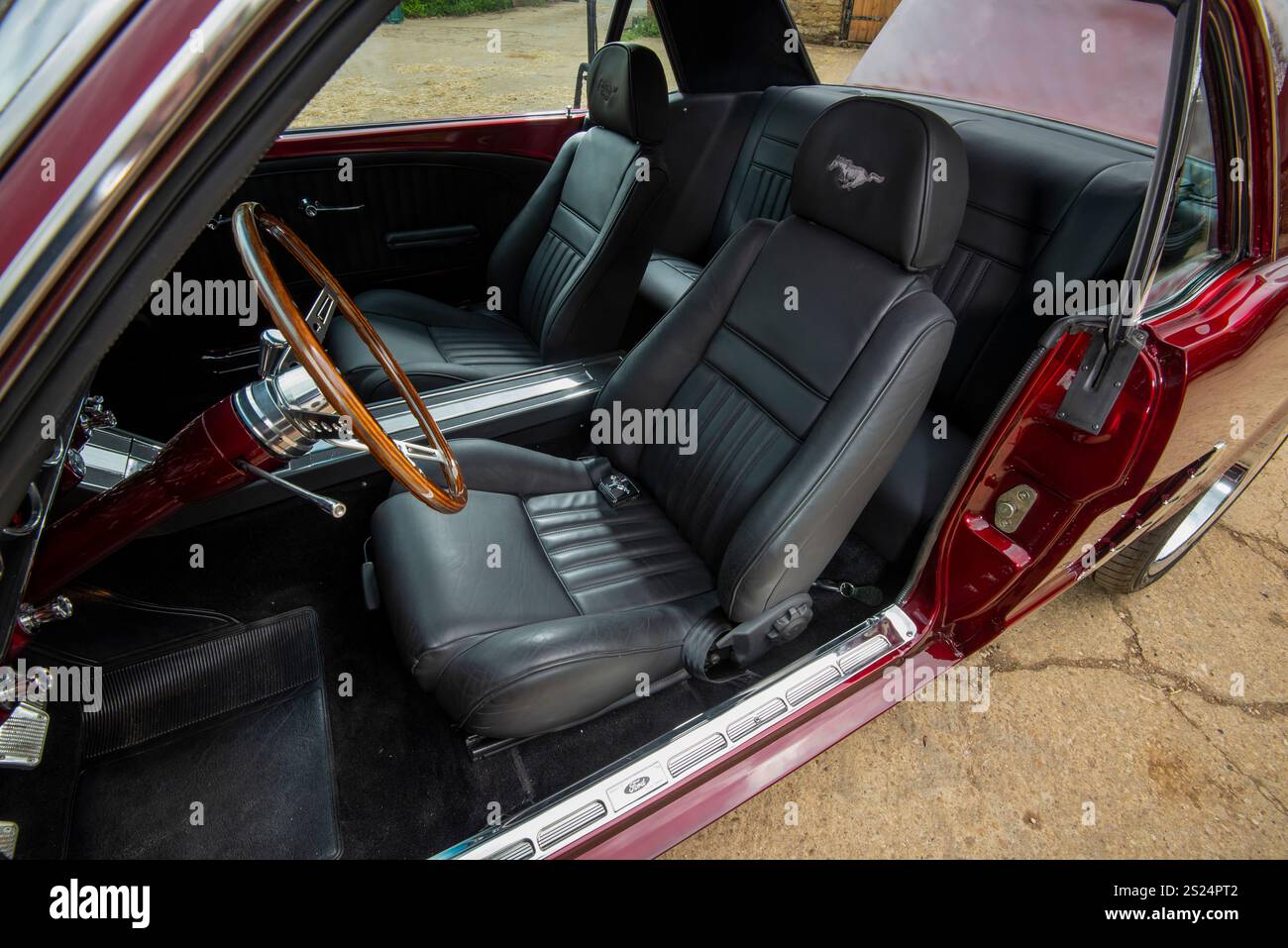 Modified Mk1 Ford Mustang, 1960s American classic muscle car Stock ...