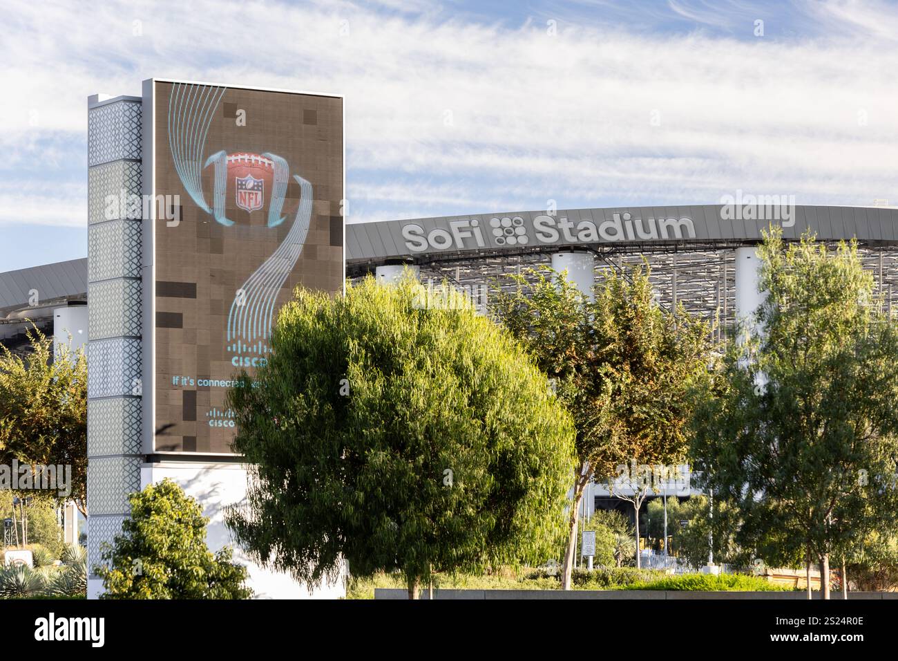 Sofi Stadium is home to the NFL Los Angeles Rams and Chargers. The ...