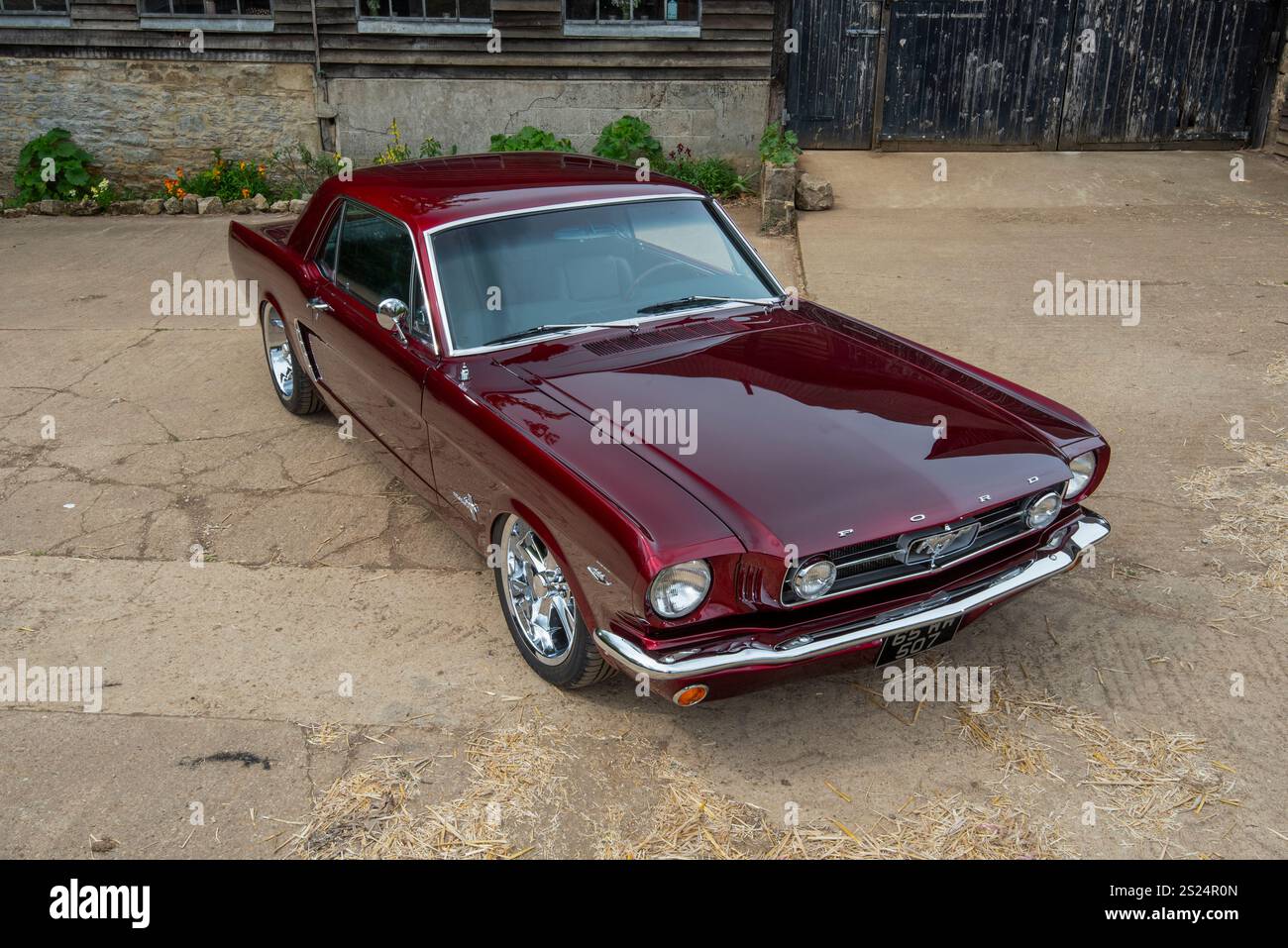 Modified Mk1 Ford Mustang, 1960s American classic muscle car Stock ...