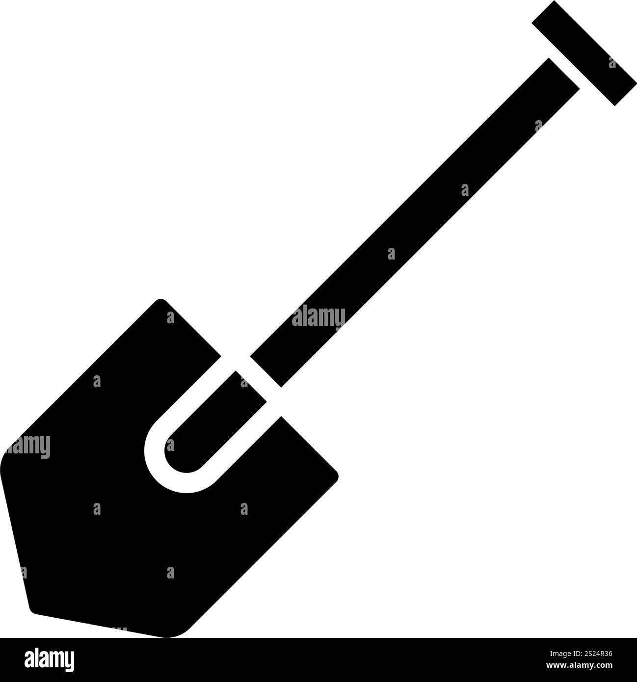 Shovel for digging and construction flat Stock Vector Image & Art - Alamy
