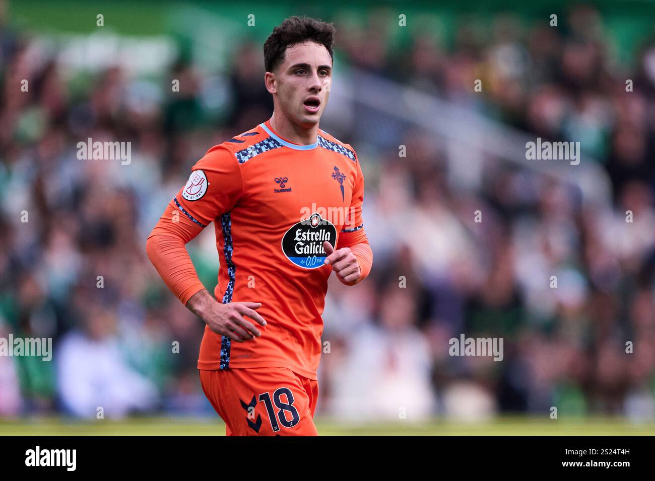 Pablo Duran of RC Celta looks on during the Copa El Rey match between ...
