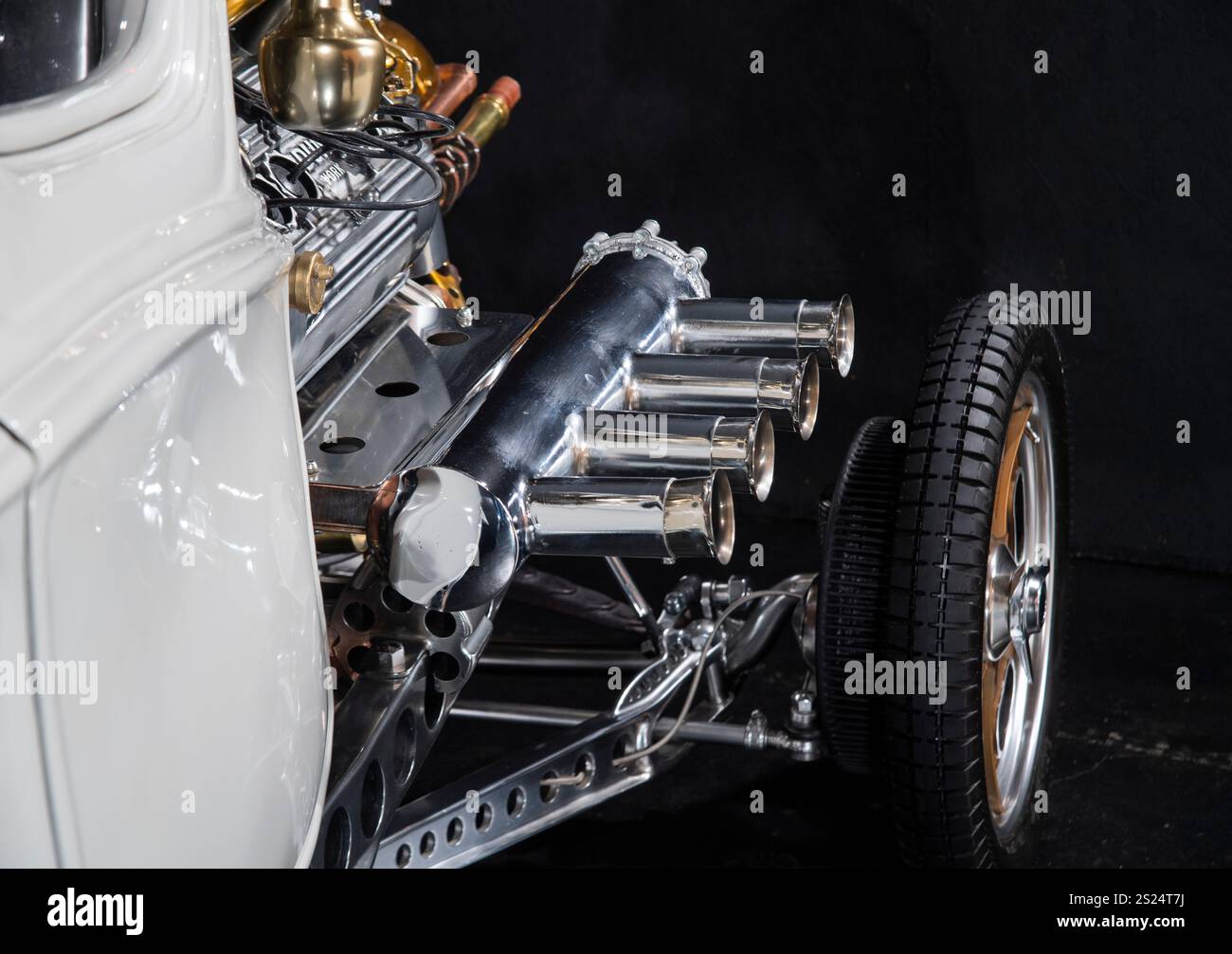 Automatron, the unique hand built steam punk hot rod Stock Photo - Alamy