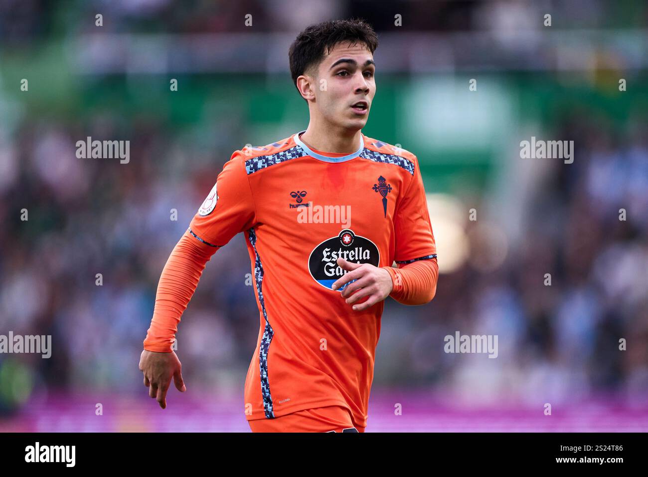 Hugo Sotelo of RC Celta looks on during the Copa El Rey match between ...
