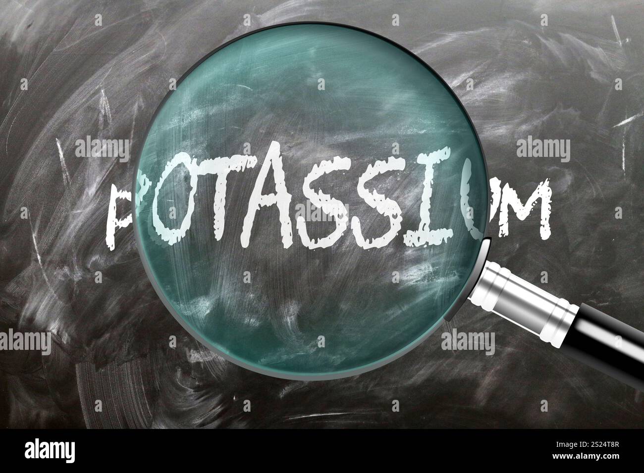 Potassium - learn, study and inspect it. Taking a closer look at ...