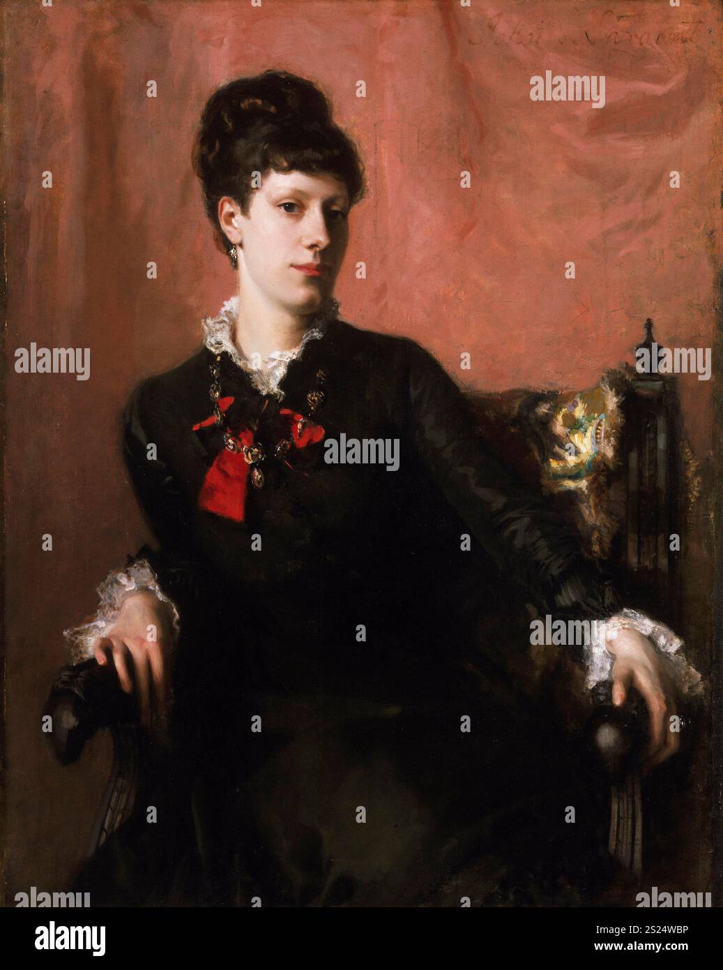 Portrait of Frances Sherborne Ridley Watts. John Singer Sargent. 1877 ...