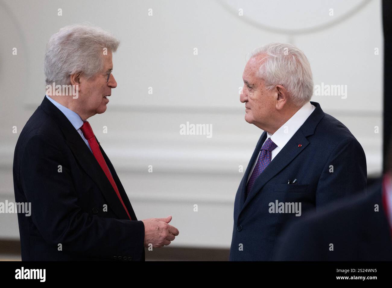 Paris, France. 06th Jan, 2025. Jean-David Levitte and Former French ...