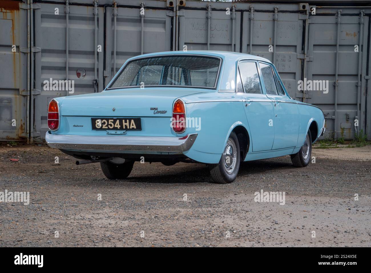 1963 family carFord Consul Corsair De Luxe classic family car Stock ...